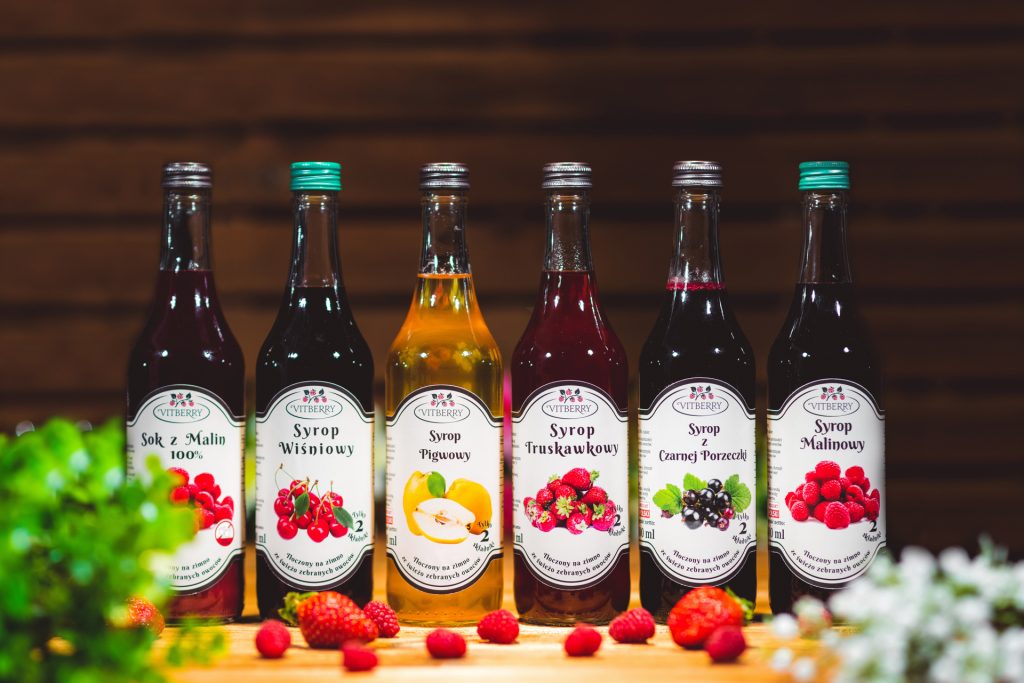Syropy owocowe MIX 12 butelek – Vitberry